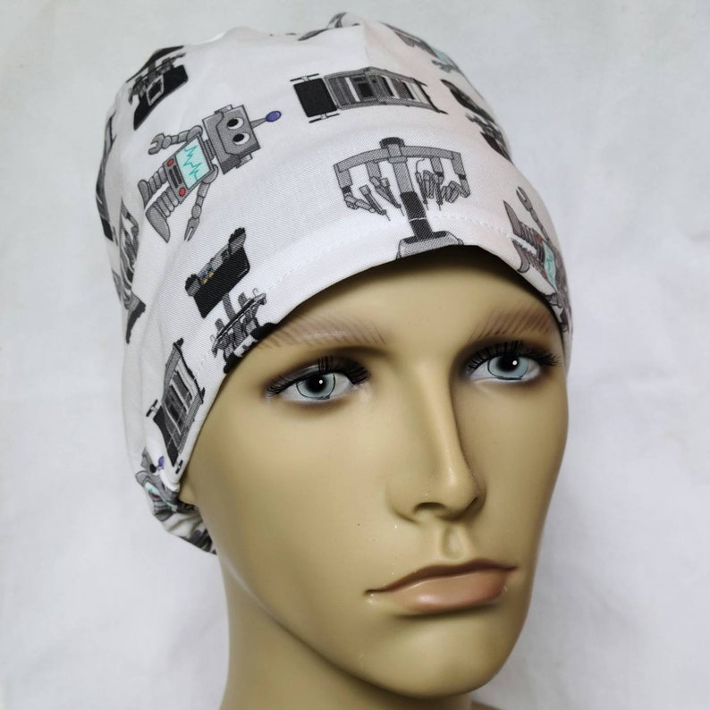Robot robotic Surgical SCRUB hat theatre cap anatomy sweatpad | Etsy