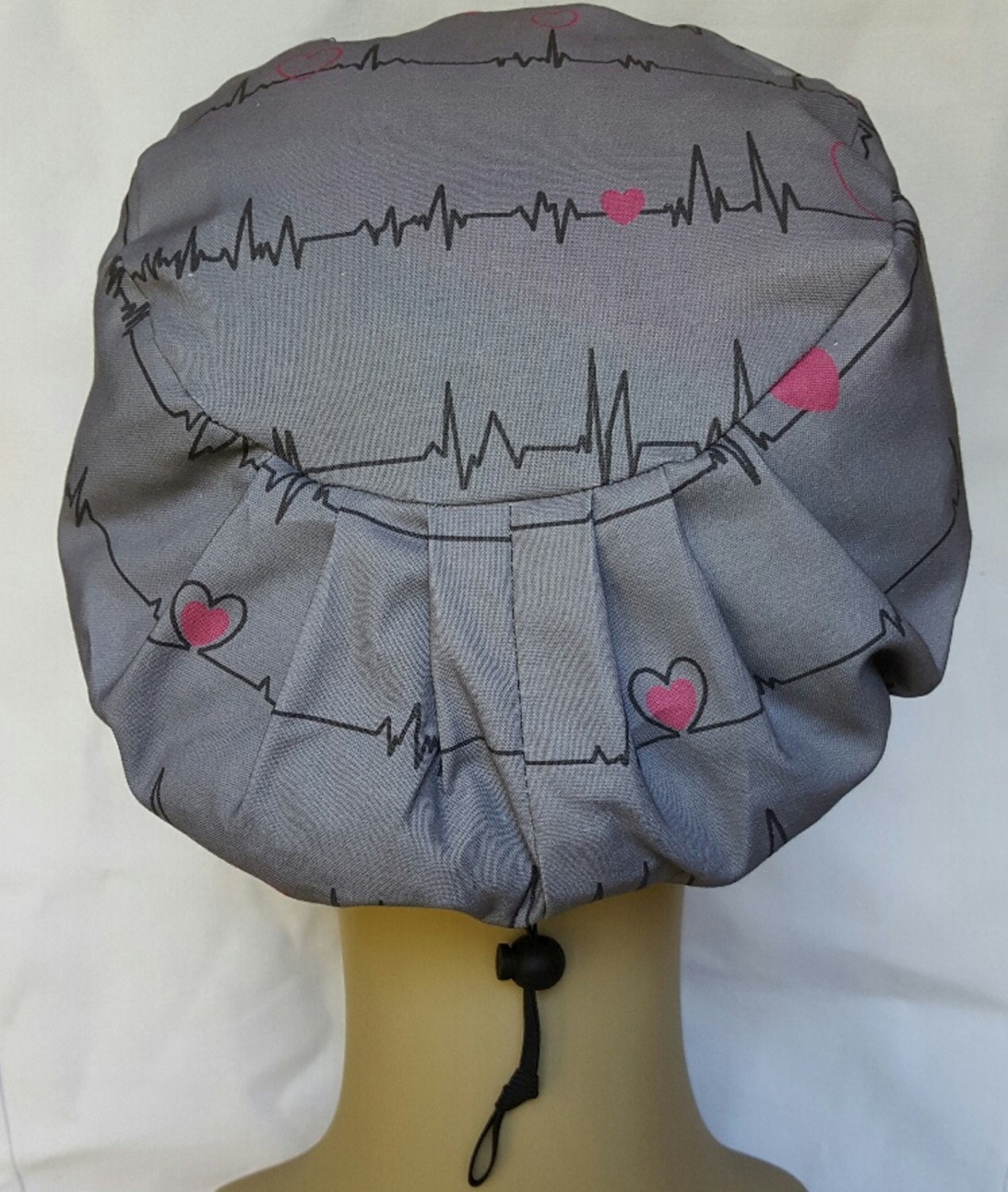 EKG ECG surgical scrub hat theatre cap heartbeats QRS complex | Etsy