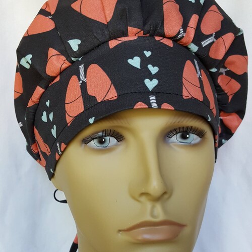 HEART Surgical Scrub Hat Operating Room Hat Theatre Cap - Etsy