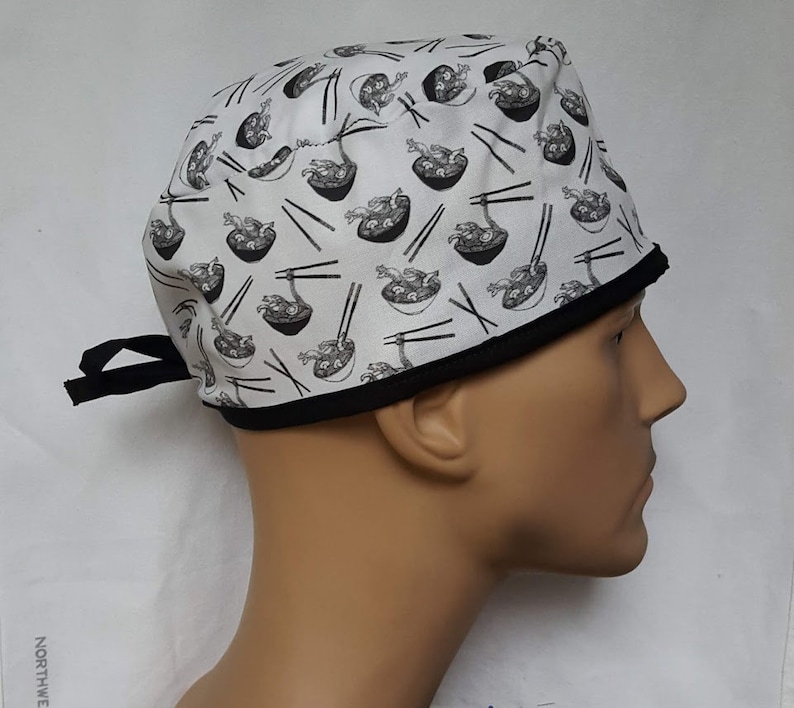 Ramen Bowl PICK STYLE Surgical Scrub Hat Operating Room Hat | Etsy