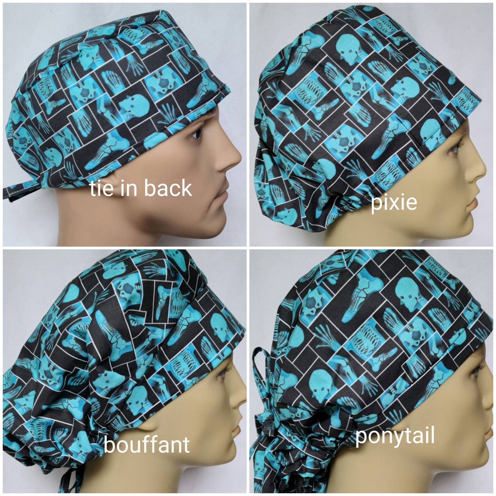 Xray Ortho Radiology Surgical SCRUB Hat Theatre Cap Anatomy - Etsy