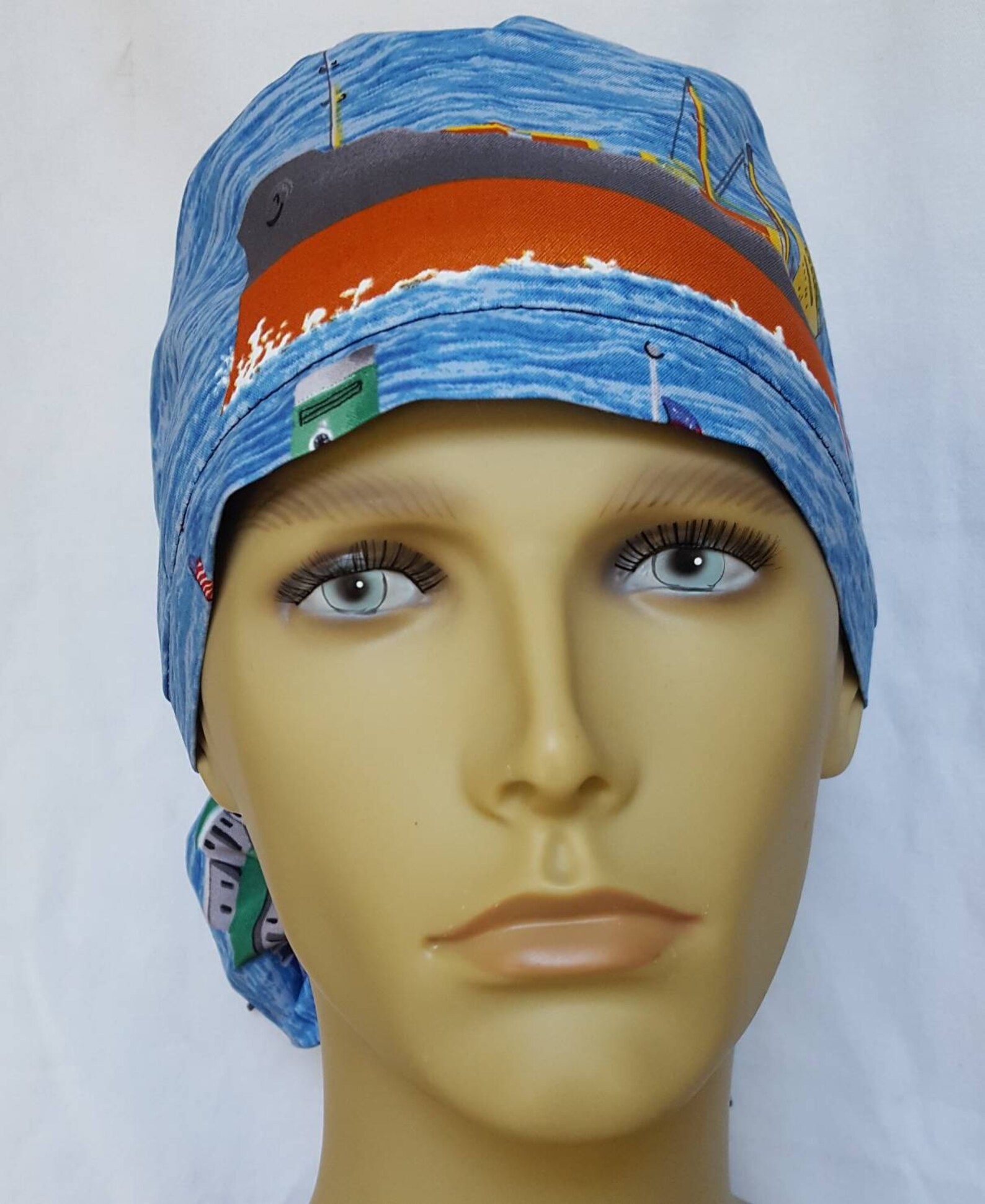 Boats Ferry Ships MCDREAMY Anatomy Surgical Scrub Hat Theatre Cap ...