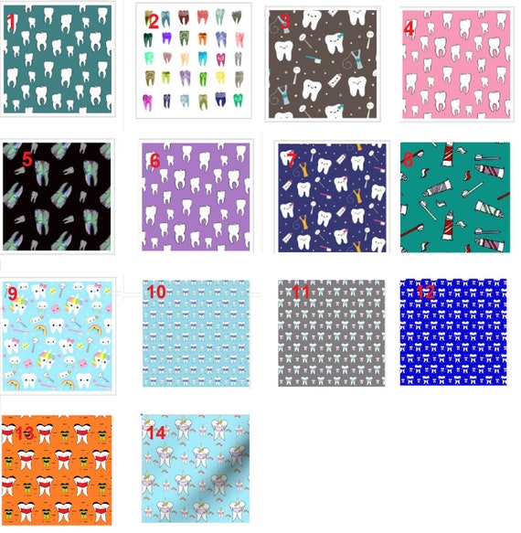 PICK Fabric PICK Style TOOTH Teeth Surgical Dental Scrub Hat | Etsy