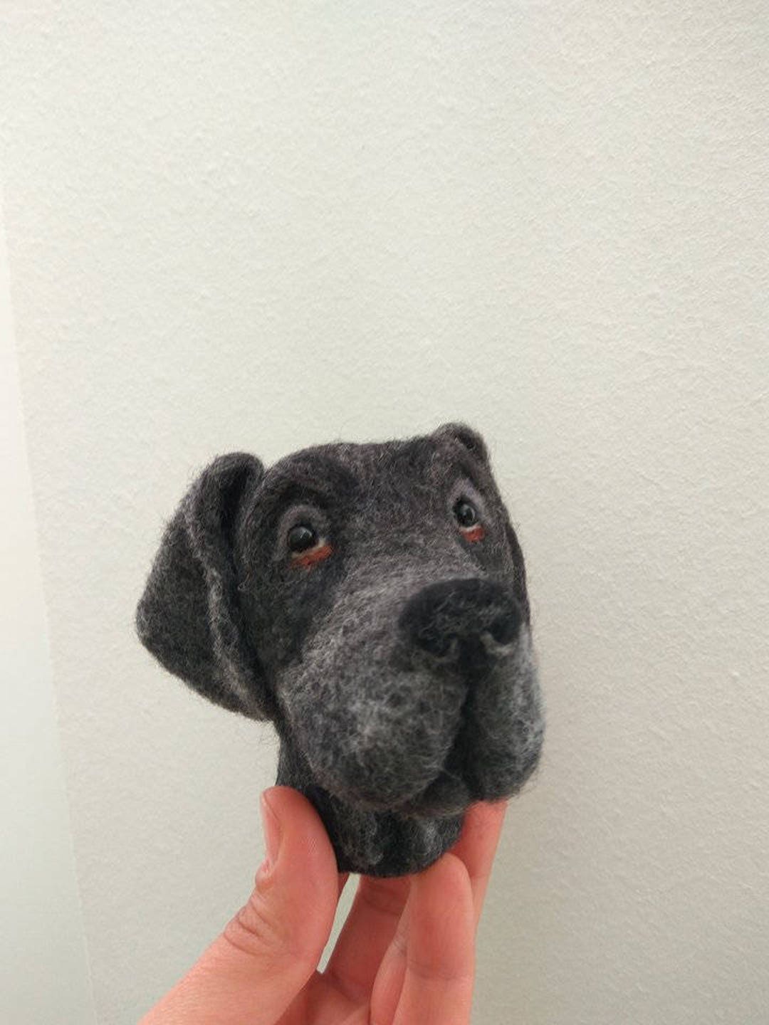 Realistic Dog Head Desk Decoration Dog Portrait Faux Taxidermist Dog ...