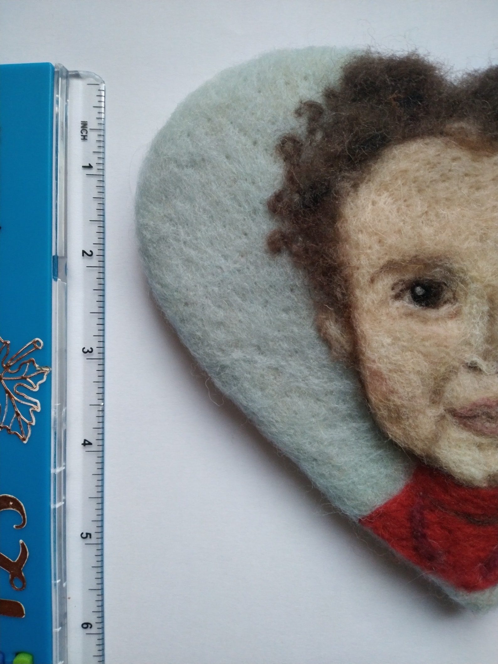 Custom Girl Portrait Wool Painting Wall Hanging Portrait - Etsy