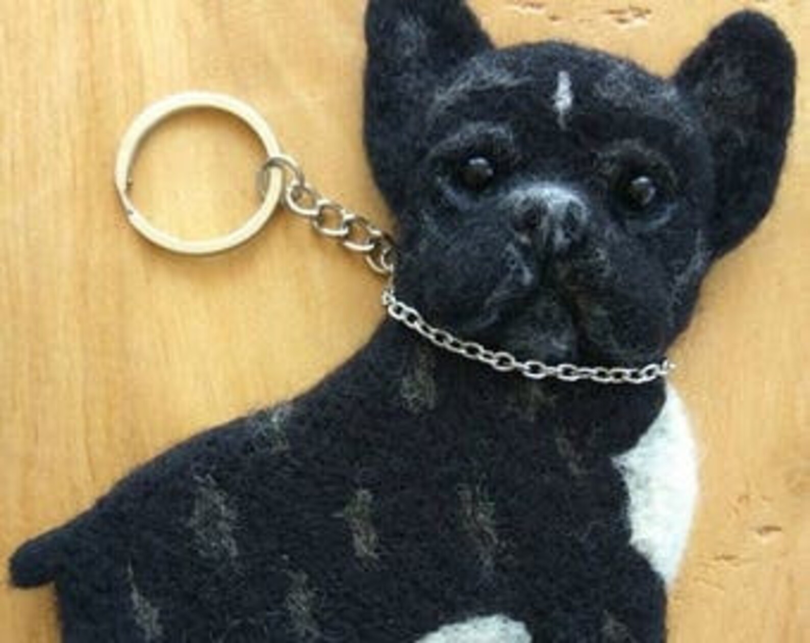 Needle Felt French Bulldog Felted Dog Ornament Custom Dog From Photo ...