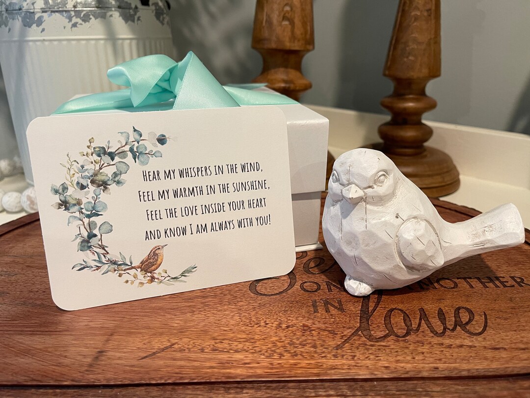 Comfort Sympathy Memorial Bird, Memorial Gift, Sympathy Gift, Comfort ...