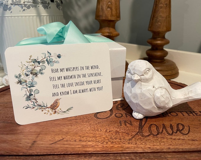 Comfort Sympathy Memorial Bird, Memorial Gift, Sympathy Gift, Comfort ...