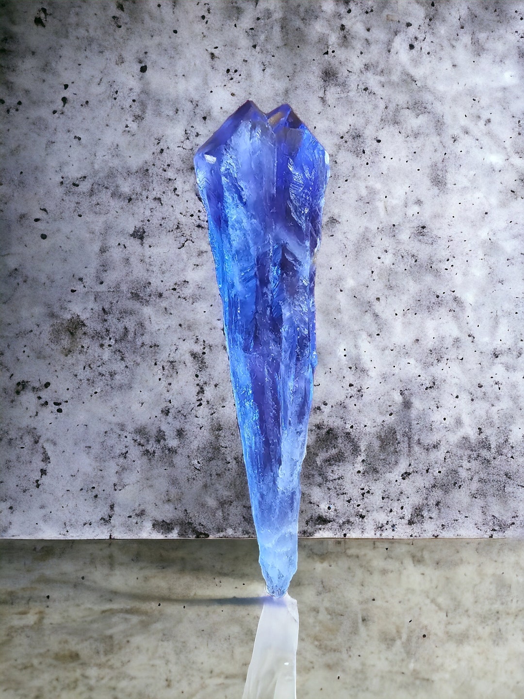 Natural High Quality Bahia Amethyst Root Wand Scepter Terminated Double ...