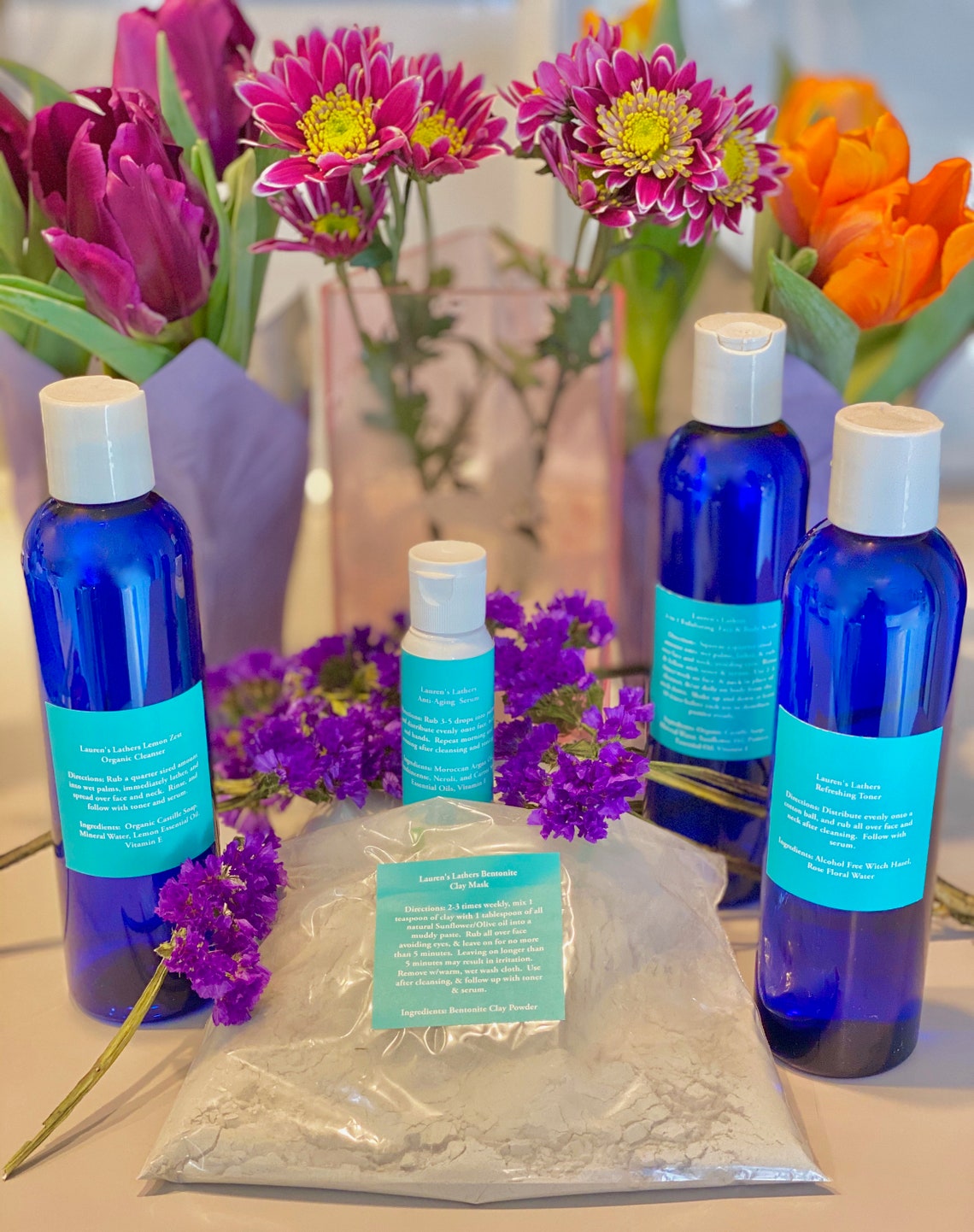 Organic Facial Care Kit - Etsy