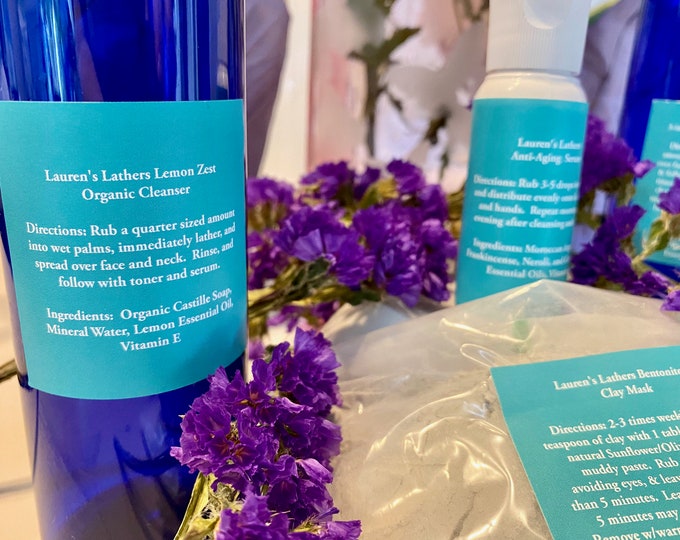 Organic Facial Care Kit - Etsy