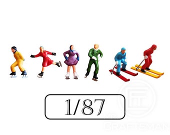 Ho Scale Skiers - Etsy