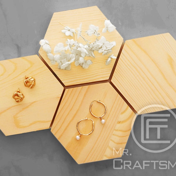 Hexagonal Display - Etsy