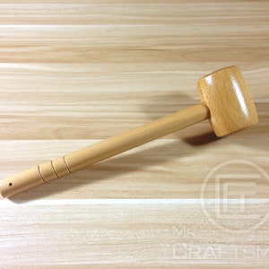 Beech Wooden Hammer Mallet for Leathercraft - Etsy