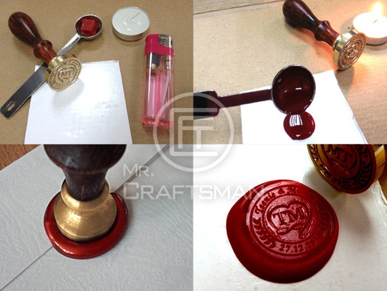 A Deep Orange Color Sealing wa stamp wax Flexible Sealing | Etsy