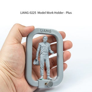 Model Work Holder Painting Handle Soldier Figure Head Carving Hobby ...