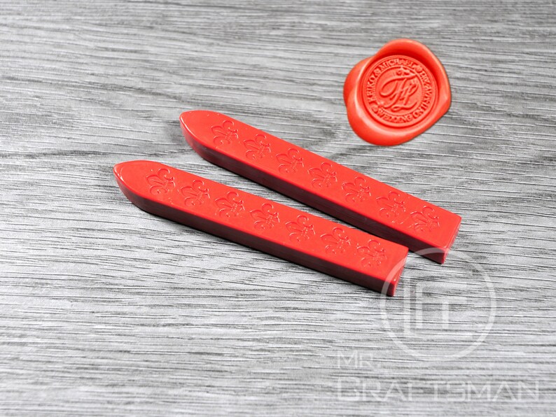 A Deep Orange Color Sealing wa stamp wax Flexible Sealing | Etsy