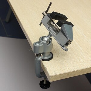 Professional Vises Bench Swivel Vise With Clamp 3 Inch Table Top Vise ...