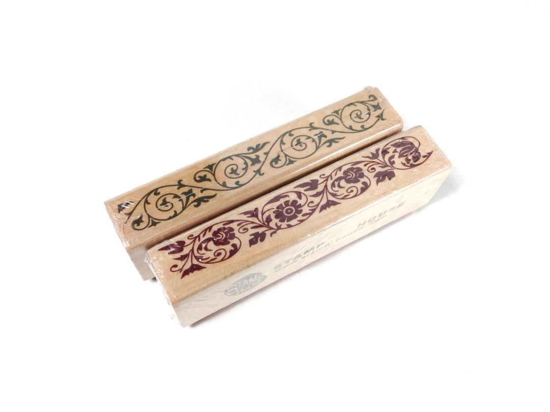 Decoration Patterns Wooden Stamp Set - Etsy