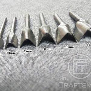 V-shape Leather DIY Punching Handwork Tool Belt Round Fillet Shaped ...