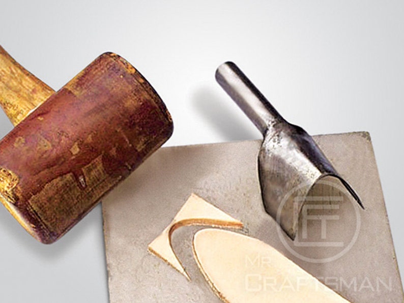 V-shape Leather DIY Punching Handwork Tool Belt Round Fillet - Etsy