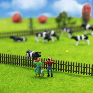 1/87 HO Scale 36pcs of Hand Painted Farm Animals Milk Cows, Dairy Cow ...
