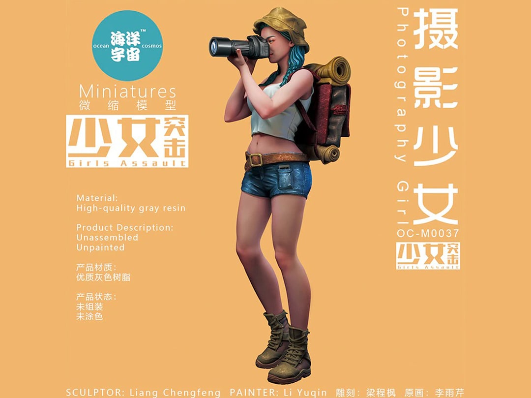 DIY Unpainted Figure Kit Set Miniatures Figure, Original, Photography ...