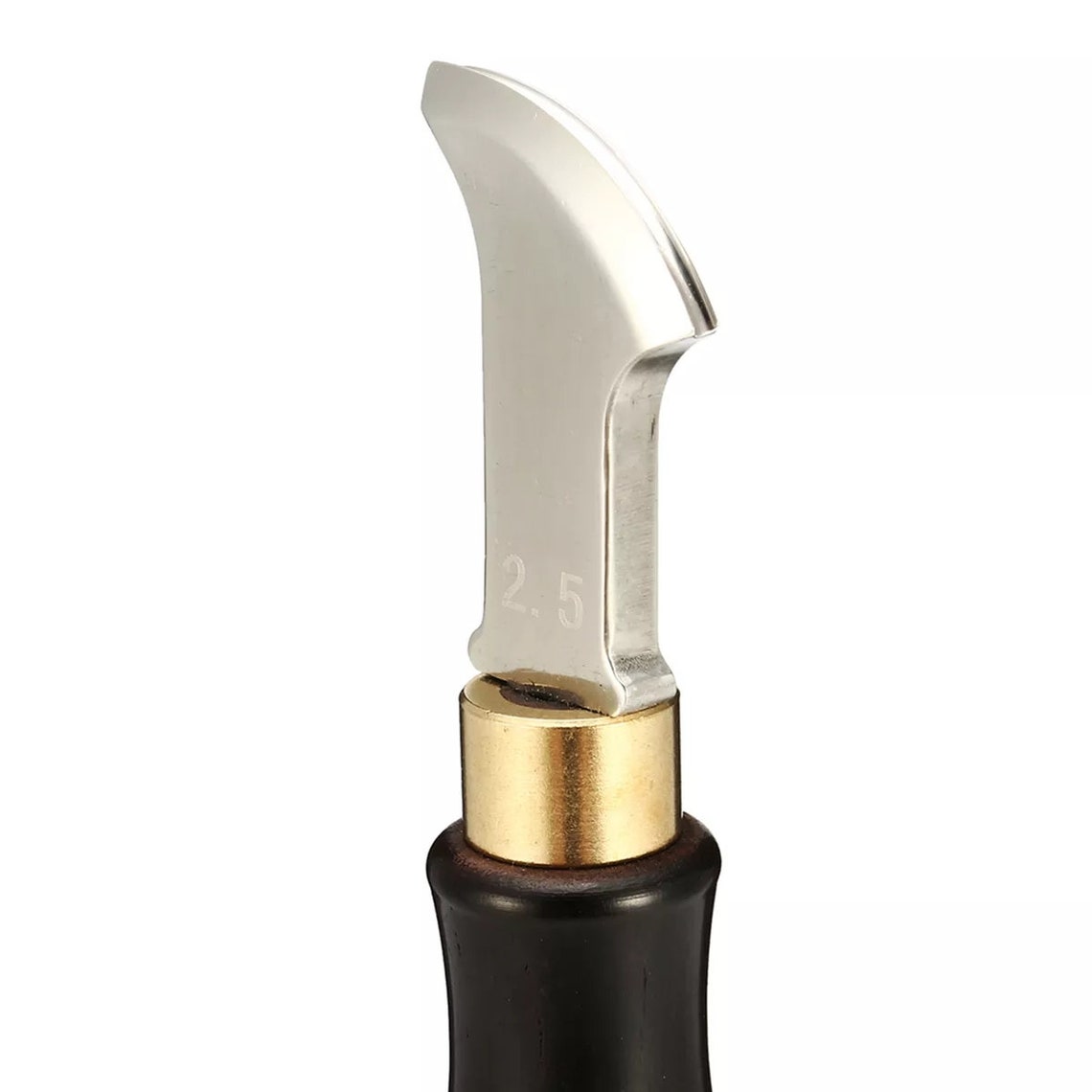 1.0-2.5mm Ebony Handle Leather Arched Fan-shaped Shallow | Etsy