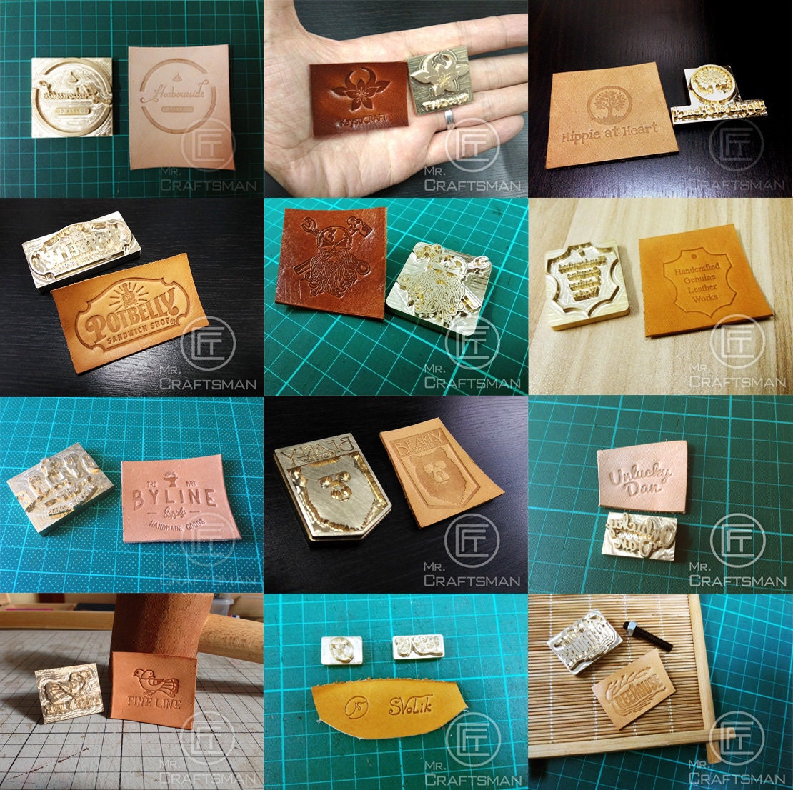 Custom Made Brass Stamp for G-clamp CNC Die Mold Branding | Etsy