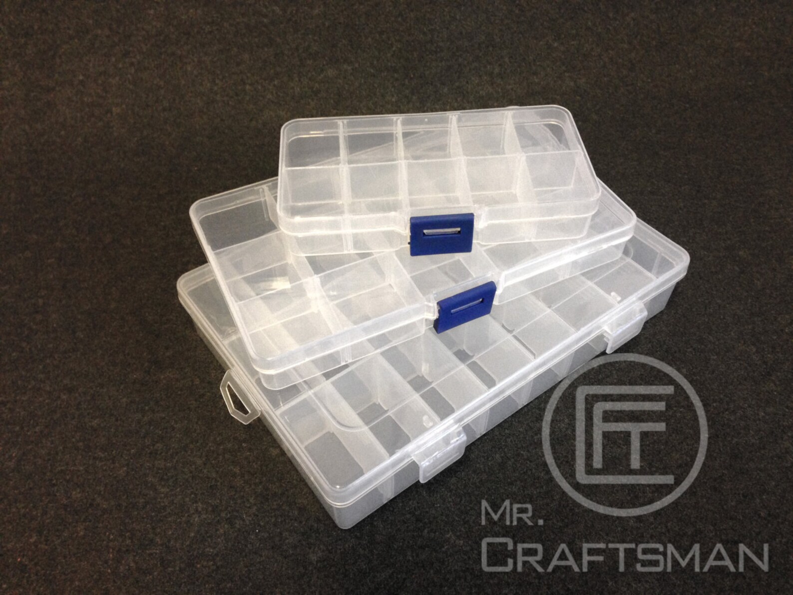 Clear Plastic Small Parts Storage Box With Movable Dividers - Etsy Canada