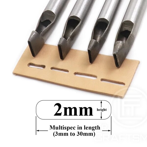 2" Oblong Leather Punch - Etsy