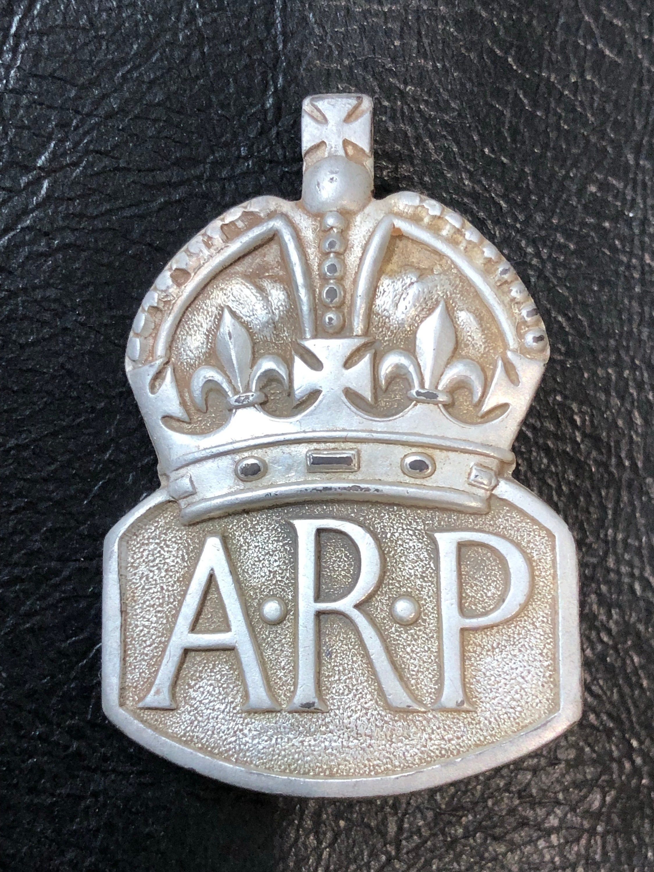 Vintage Solid Sterling Silver ARP Badge From WWII - Etsy