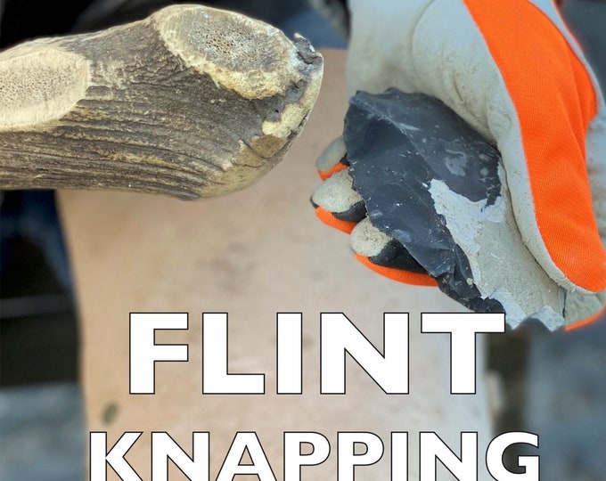 Four Tools, Basic Flint Knapping Kit Obsidian - Etsy