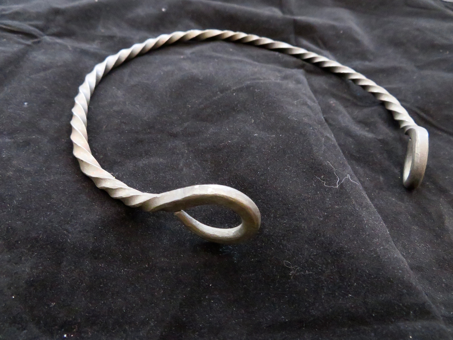 Celtic Iron Age twisted neck Torc. Hand-forged for | Etsy