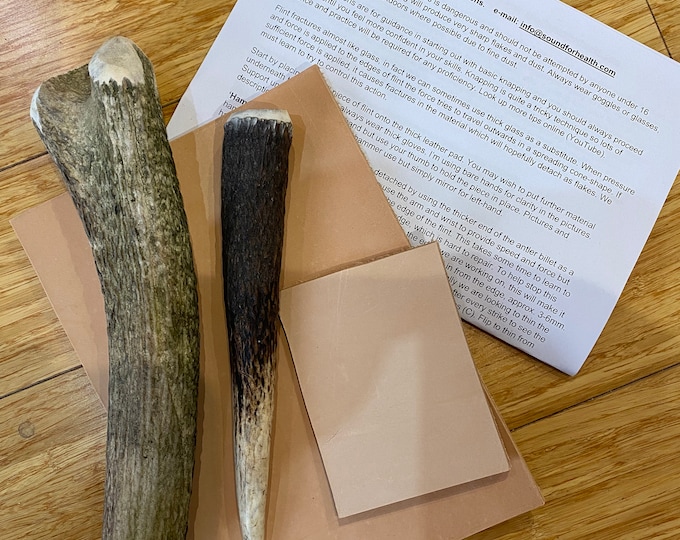 Four Tools, Basic Flint Knapping Kit Obsidian - Etsy