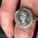 Sterling Silver Ring With a Caesar Roman Coin Design - Etsy UK