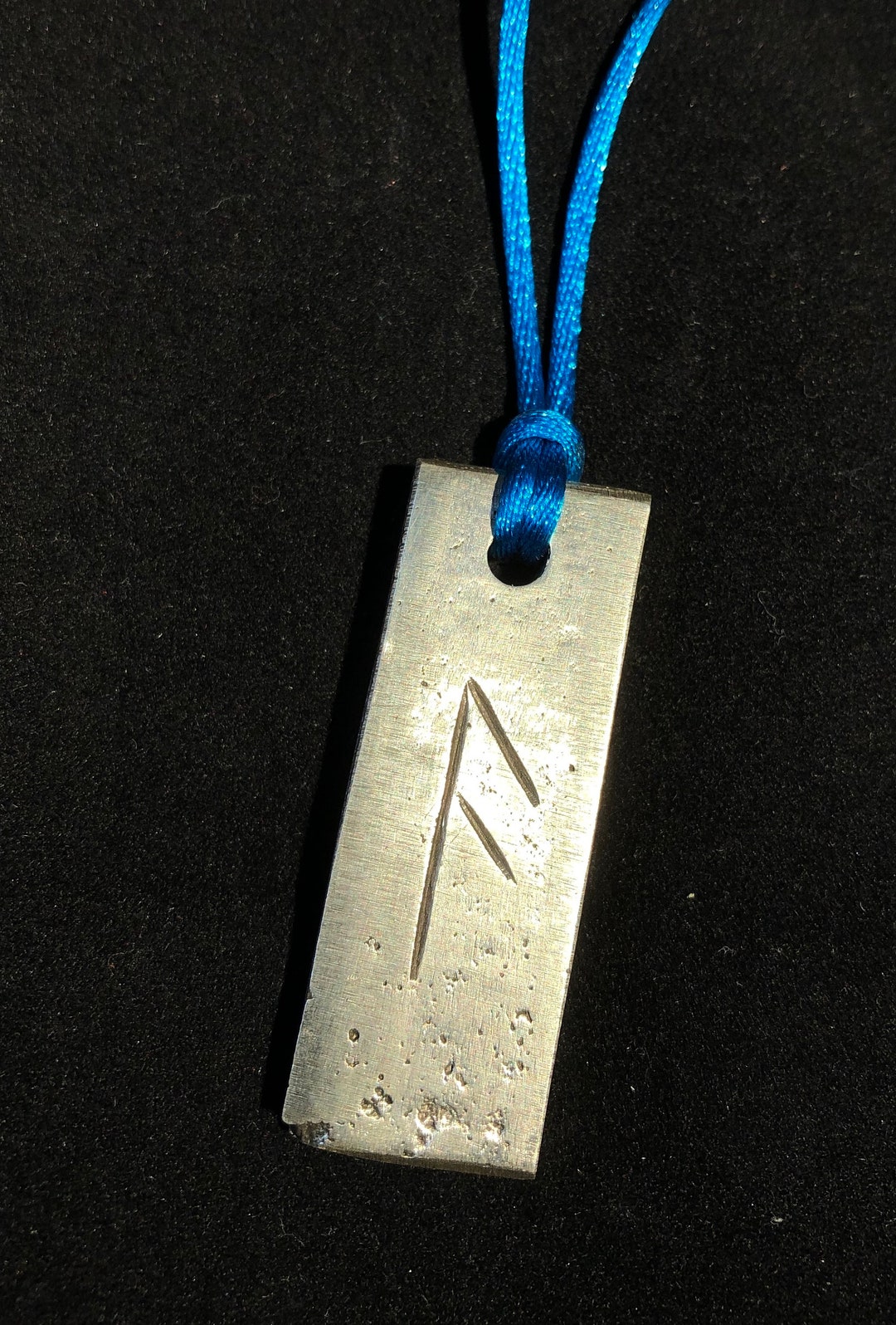Cast Sterling Silver RUNE 'ingot' Pendant CUSTOM ORDERS - Etsy