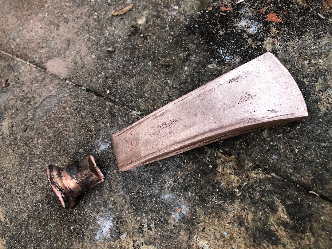Life-size Ötzi Copper Axe Head Replica: Prehistoric Iceman's Tool ...