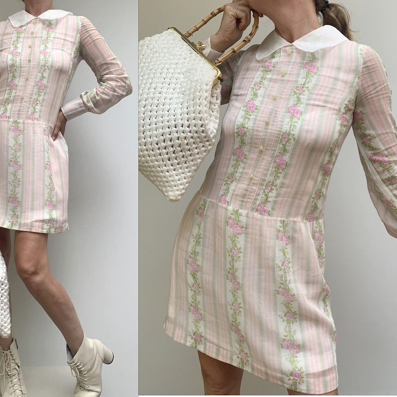 1960s Mini Dress - Etsy