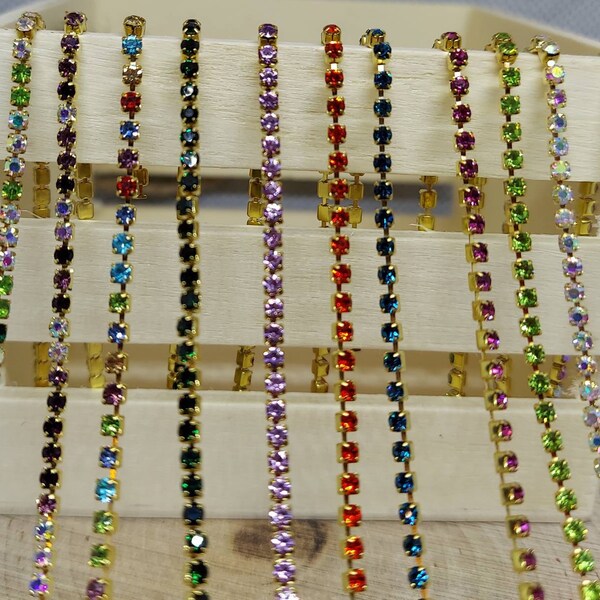 Swarovski Cup Chain - Etsy