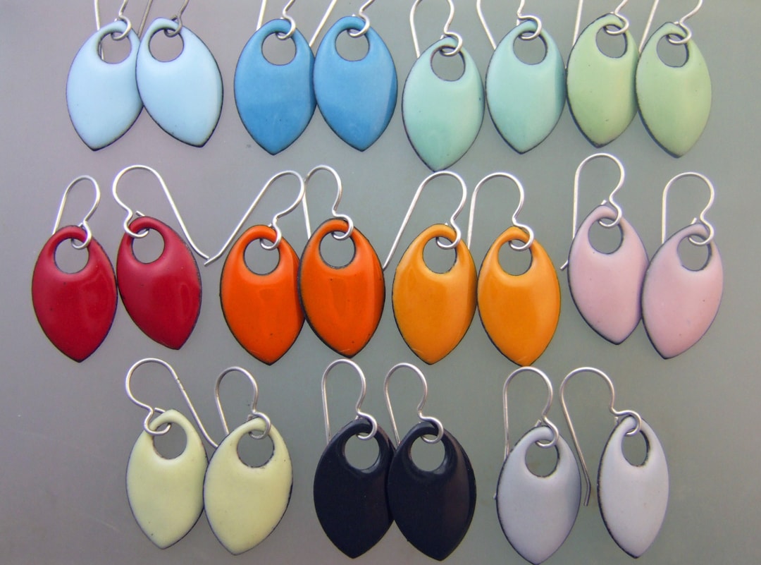 Simple Scales Earrings, Mid Century Fashion, Mid-mod Earrings, Abstract ...