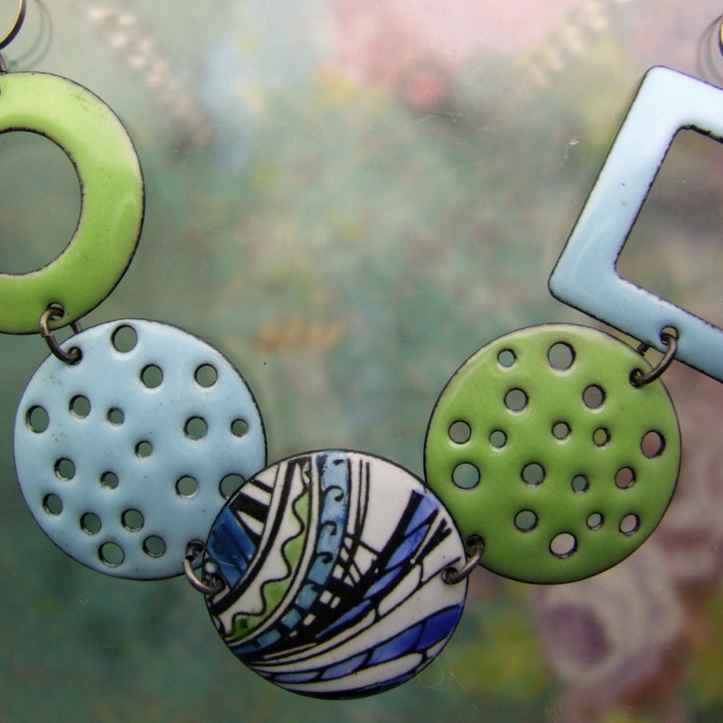 Enamel Jewelry - Etsy