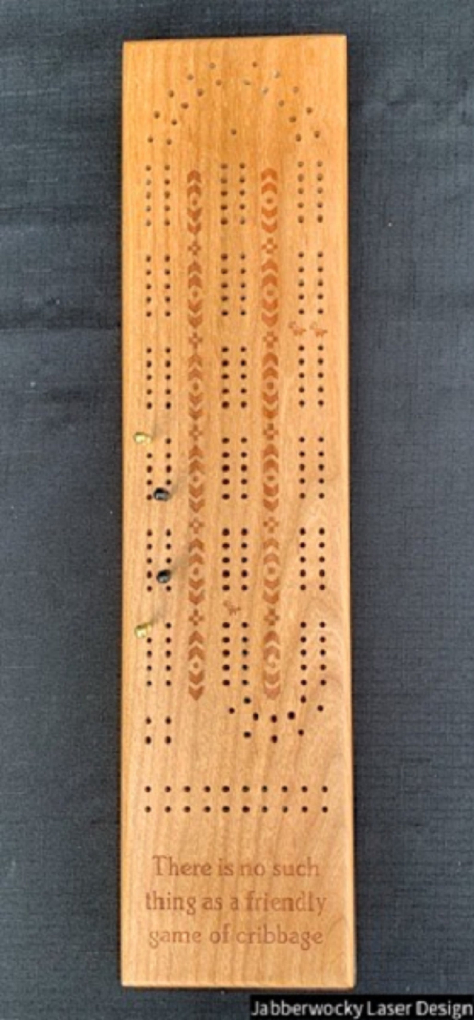 Custom Laser Engraved Cribbage Board - Etsy