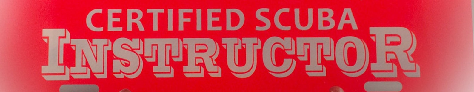 Scuba Instructor License Plate, Laser Engraved - Etsy