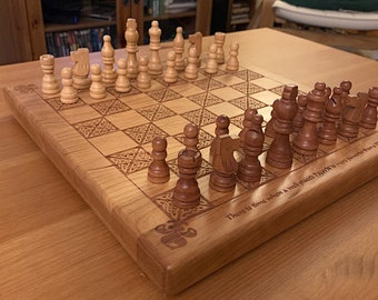 Custom Chess Boards - Etsy