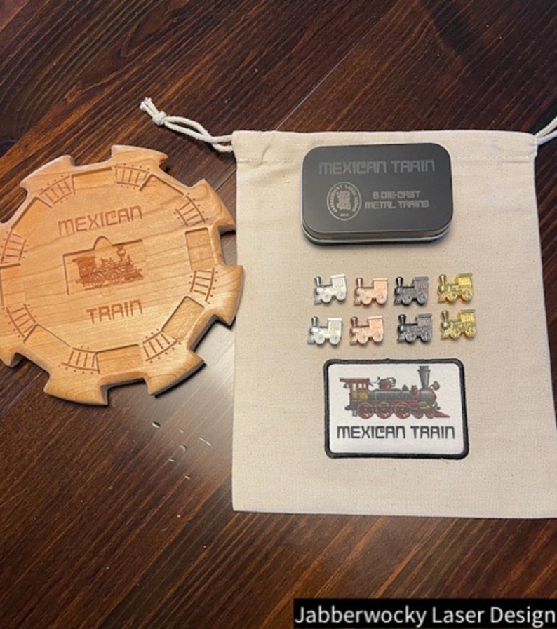 Mexican Train Hub & Tokens - Etsy