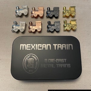 Mexican Train Hub & Tokens - Etsy