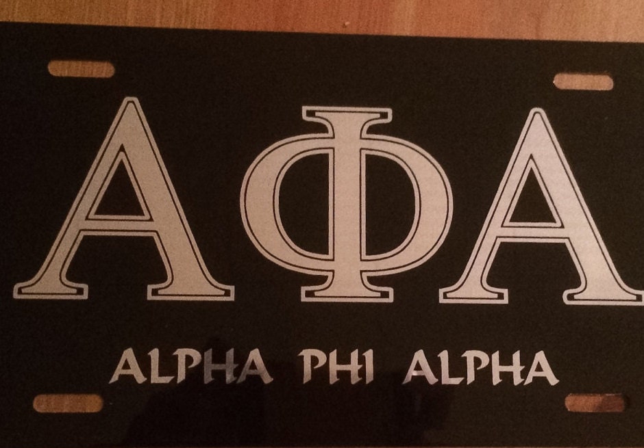 Fraternity/sorority License Plates - Etsy