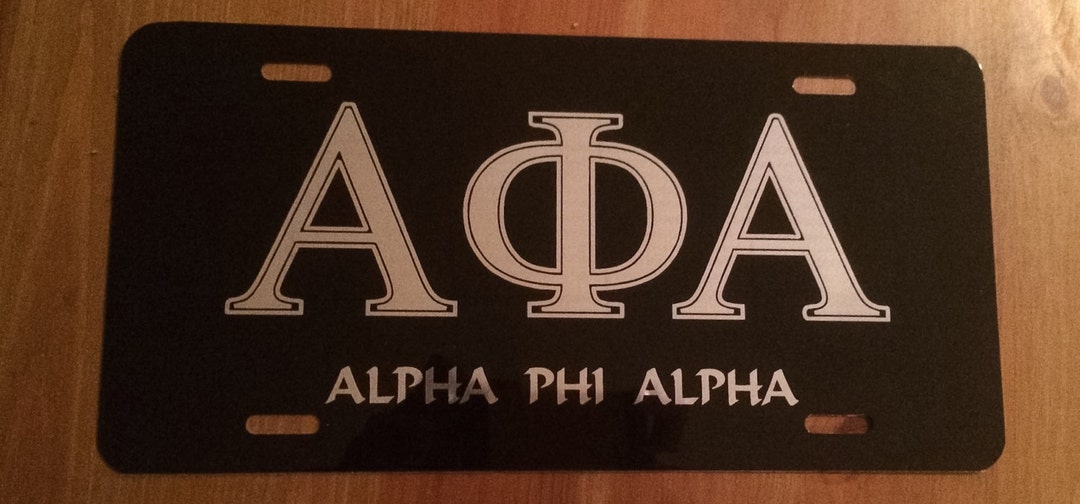 Fraternity/sorority License Plates - Etsy