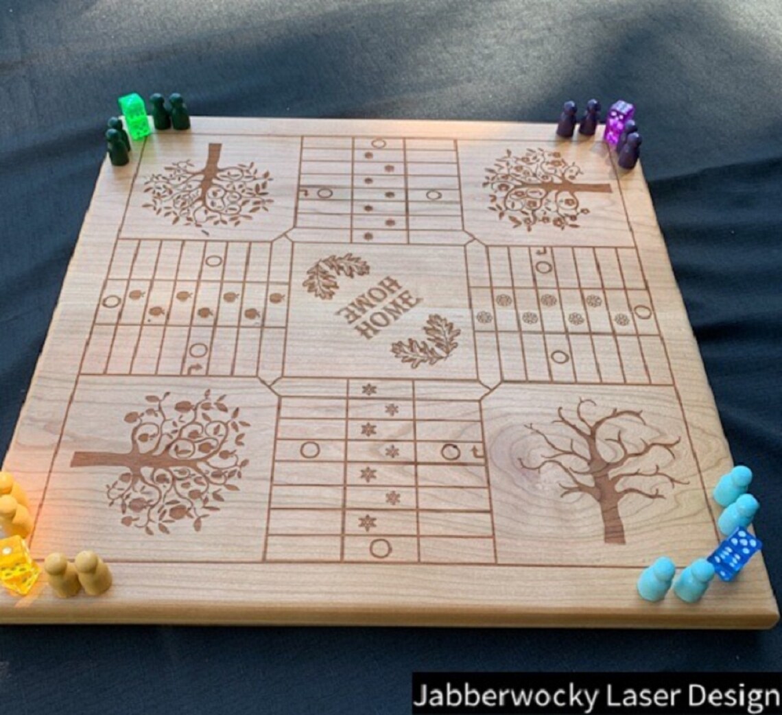 4 Player Fully Customized Pachisi Board | Etsy